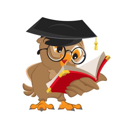 Картинка умная сова для детей