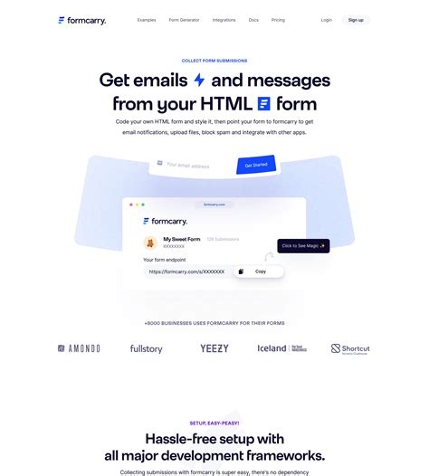 Saaspo Delphi Landing Page