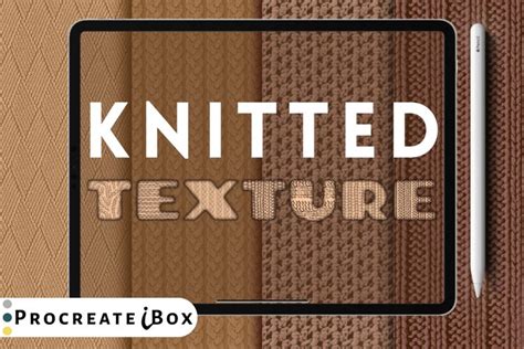 Procreate Knitted Texture Brushes Pattern ProcreateiBox