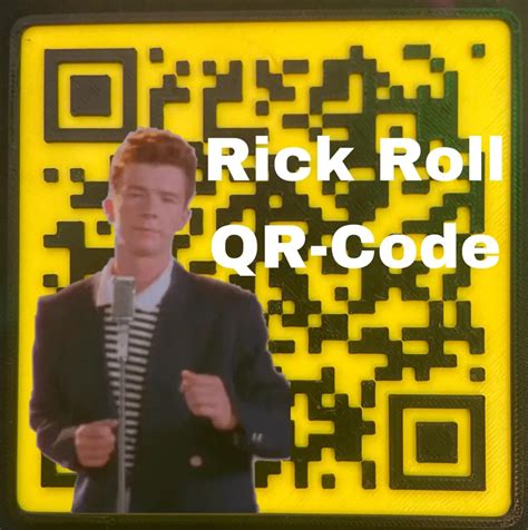 Rick Roll Qr Code By Philipp Makerworld Download Free 3d Models