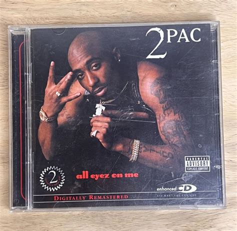 2pac All Eyez On Me 2 X Cd Original Case Booklet 1996 Death Row
