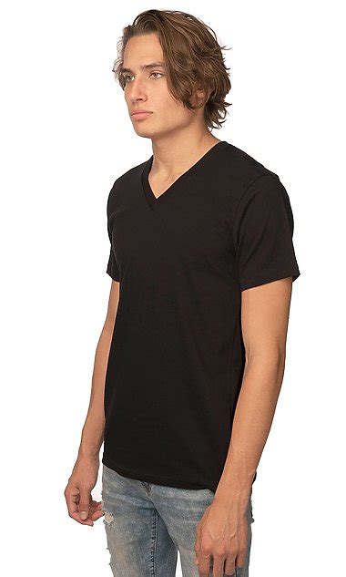 Unisex Short Sleeve V Neck Royal Wholesale