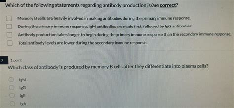 [answered] Which Of The Following Statements Regarding Antibody Kunduz