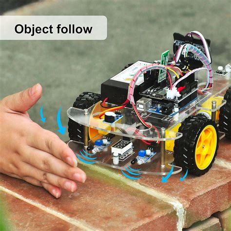 Osoyoo Robot Araba Başlangıç Kiti Arduino Stem Uzaktan Kontrollü Eğitici
