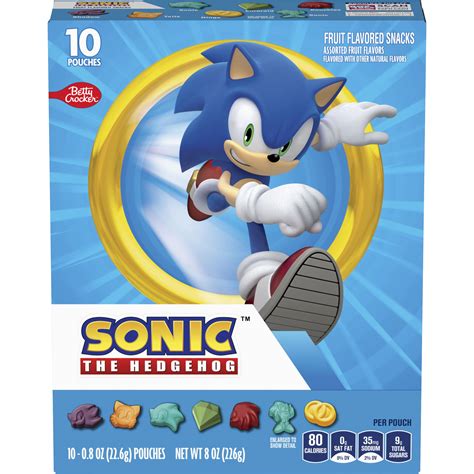 Betty Crocker™ Fruit Flavored Snacks Sonic The Hedgehog