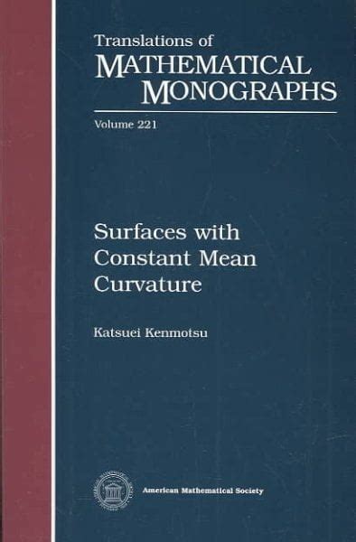 Surfaces With Constant Mean Curvature