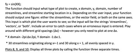 solved create a function that can plot vectors quiver