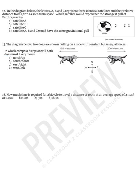 Energy Motion Force 17 Question Quiz Made By Teachers