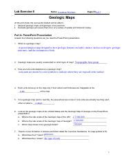 Lab Exercise Geologic Maps JP Pdf Lab Exercise Name Jonathan Pritchett Eagle ID