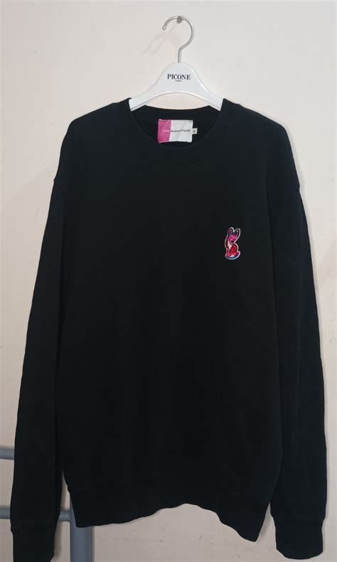 Maison Kitsune Acide Fox Patch Crewneck Mens Fashion Coats Jackets And Outerwear On Carousell