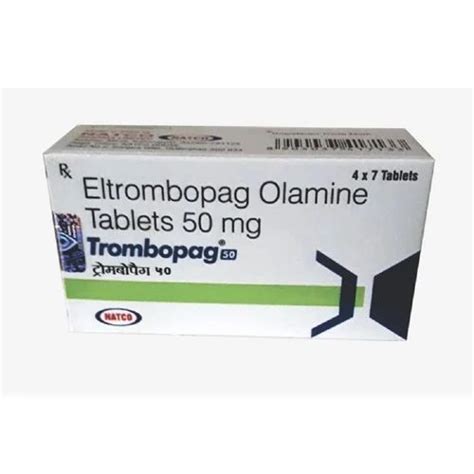 Eltrombopag Tablets Nacto 4x7 At Best Price In Nagpur Id 2849596329048