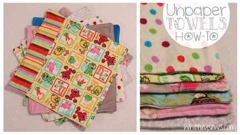 Easiest Sewing Project Unpaper Towels How To Whitney Sews Youtube