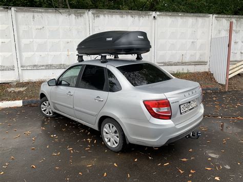 Бокс на крышу Thule Pacific 200 — LADA Гранта (2-е поколение), 1,6 л ...