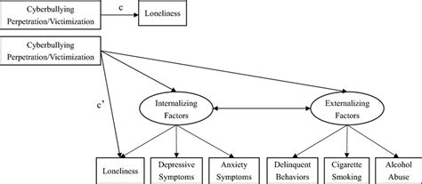 An Example Of The Path Compared In The Total Effects And Direct Effects Download Scientific