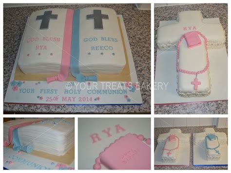 Twin Cross Christening Cake Your Treats Bakery