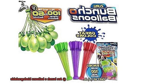 Are Bunch O Balloons Biodegradable