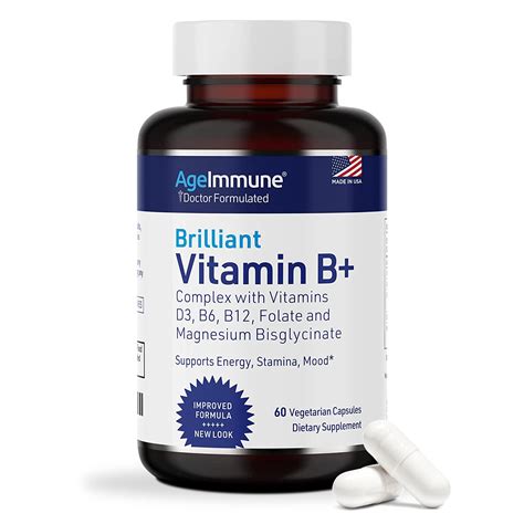 Vitamin B Complex With B6 D3 Magnesium Methyl B12 And Methylfolate Doctor Formulated Mthfr