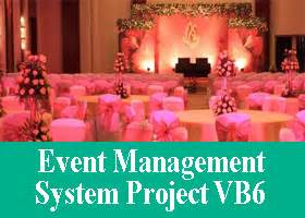 Online Event Management System Project VB Projectlab Com
