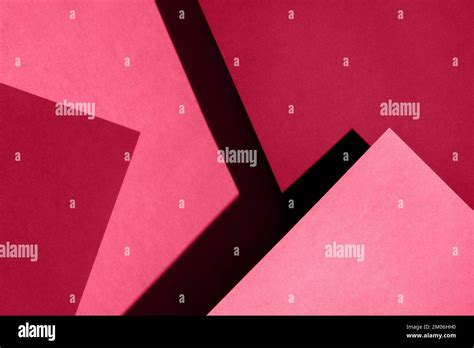 Paper For Pastel Overlap In Trendy Magenta Color For Background Banner Presentation Template