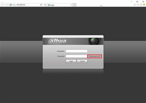 How To Reset Ip Camera Ipc Hfw Sn B Humbert Thosee