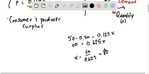 SOLVED Consumer Surplus And Producer Surplus In Exercises A Graph The Systems