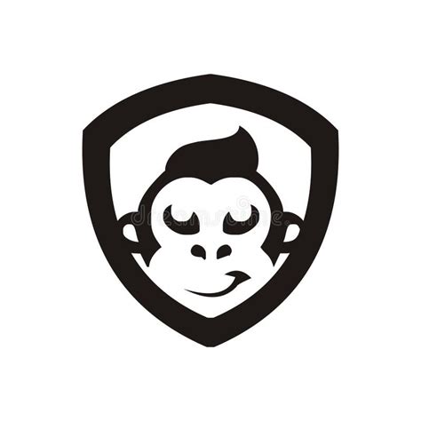 Monkey Logo Design Inspiration Stock Vector Illustration Of Creative