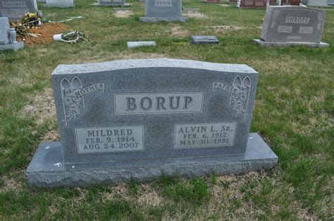 Anna Mildred Higginson Borup 1914 2007 Find A Grave äreminne