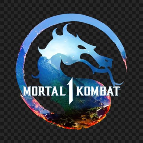Blue Mortal Kombat Logo