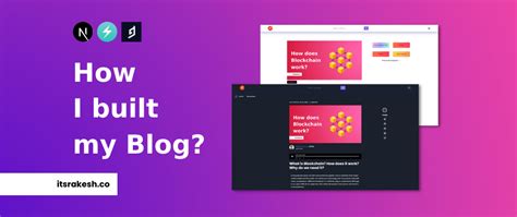 How I Built My Blog With Nextjs Chakra Ui And Hygraph Dev Community