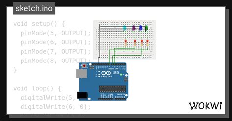 Secuencia De Leds Wokwi Esp32 Stm32 Arduino Simulator Secuencia De Leds Wokwi Esp32 Stm32 Arduino Simulator