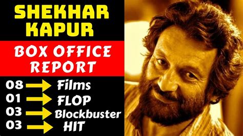 Paani Director Shekhar Kapur Hit And Flop All Movies List With Box Office Collection Analysis