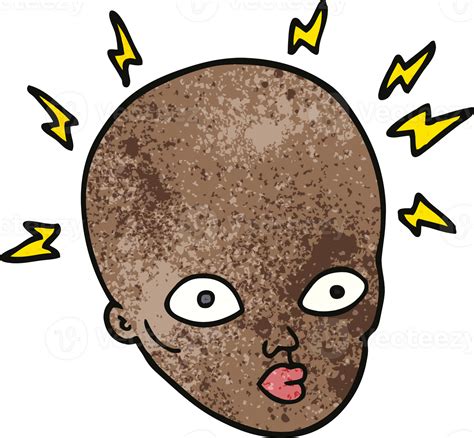 Cartoon Doodle Bald Head 36449864 Png