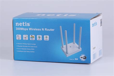 Netis W4 300mbps 4 Antena Router Bd