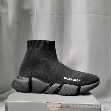 Original Fashion Ew Couples Balenciaga Speed 20 Socks Shoes Men Women