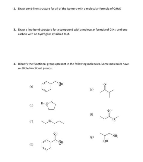 Solved 2 Draw Bond Line Structure For All Of The Isomers