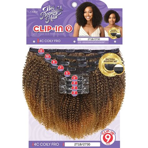 Outre Big Beautiful Hair Clip Ins 4c Coily Fro 10 Braids And Wigs