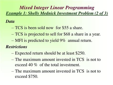 Ppt I Nteger Programming Models Powerpoint Presentation Free Download Id420696