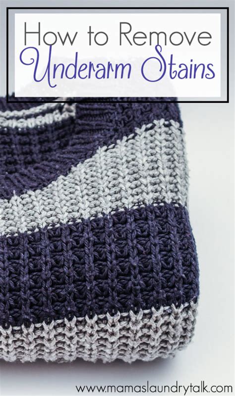 How To Remove Armpit Stains Mama S Laundry Talk