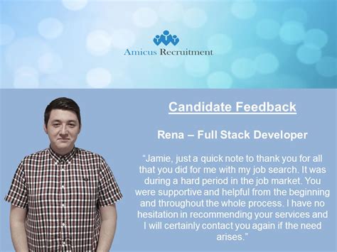 Amicus On Linkedin Frontenddevelopment Javascript Testimonial Feedback Tech Londonjobs
