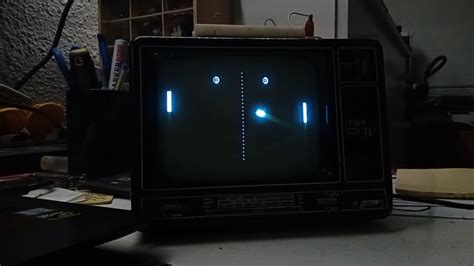 Arduino Crt Pong Youtube