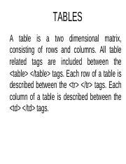 Understanding HTML Tables Rows And Columns Explained Course Hero