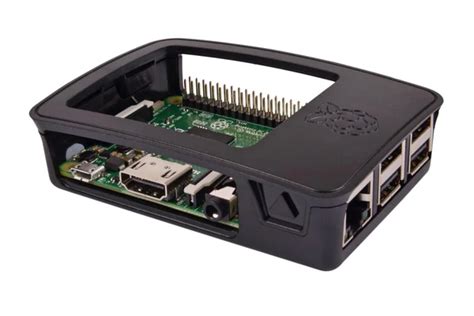 Official Raspberry Pi 3 Casing Black Grey MakerStation