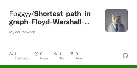 Github Foggyyshortest Path In Graph Floyd Warshall Algorithm My Coursework