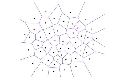 The Standard Voronoi Diagram Of Weighted Sites Download Scientific