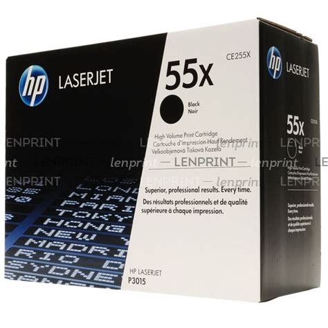 Оригинальный HP CE255X, картридж повышенной емкости, № 55x - купить