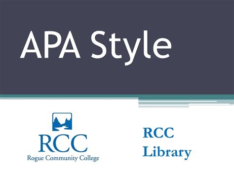 PPT APA Style PowerPoint Presentation Free Download ID