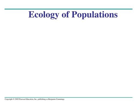 Ppt Ecology Of Populations Powerpoint Presentation Free Download
