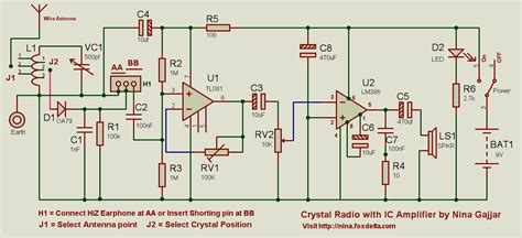 Schematic Diagram Of Crystal Radio