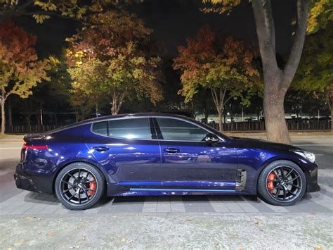 기아 스팅어 아게르cir 19인치 금호 윈터타이어 245 40r 19 ~ 275 35r 19 휠타이어 네오테크 Nf 4pr 리어브레이크 엔써 스포츠 일체형 서스펜션 튜닝