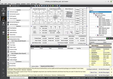 What Are The Current Probing Screen Choices For Gmoccapy Linuxcnc